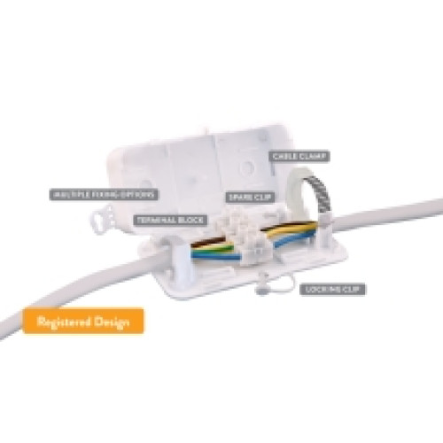 Junction Box, In-Line Connector Box c/w 24A 4P